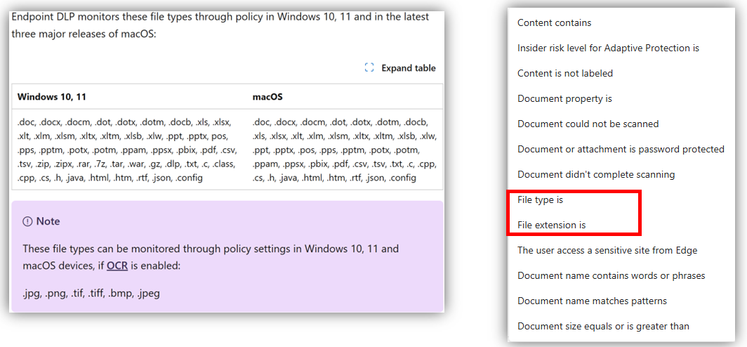Support for non-Scannable files Endpoint DLP – Bite sized Microsoft 365